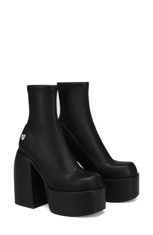 NAKED WOLFE Sugar Platform Ankle Boots