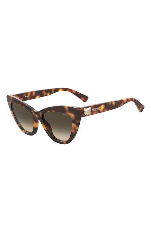 New Moschino Cat Eye Brown/Black 54mm Gradient Sunglasses Cat-eye sunglasses | Moschino main image 4