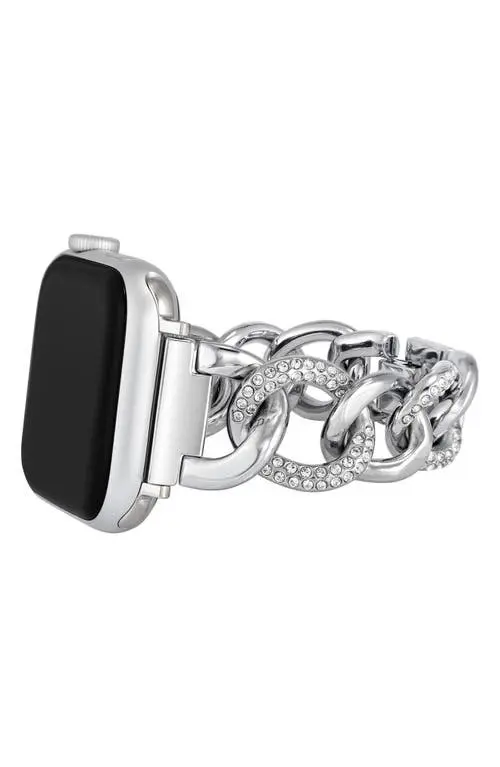Anne Klein Apple Watch® Crystal Link Band
