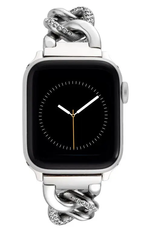 Anne Klein Apple Watch® Crystal Link Band