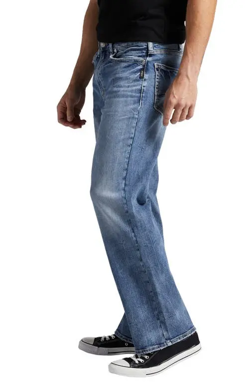 SILVER JEANS CO. Zac Relaxed Fit Straight Leg Jeans