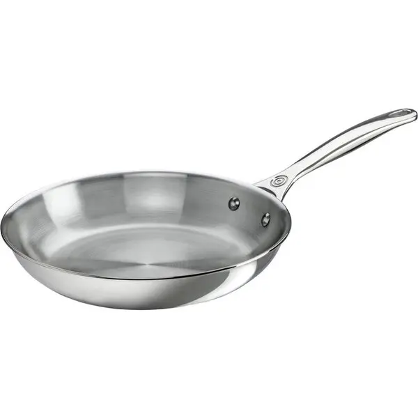 LE CREUSET 10 Inch Stainless Steel Fry Pan - Silver