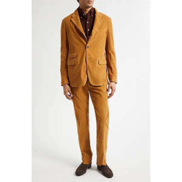 Massimo Alba Cotton Corduroy Suit