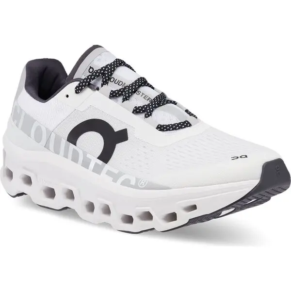 On Cloudmonster Lace-up Sneakers - All White