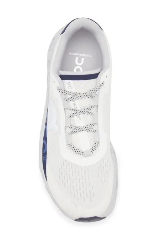 On Cloudmonster Lace-up Sneakers - Ivory/midnight
