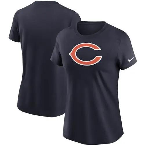 Nike Chicago Bears Logo Essential T-shirt - Navy