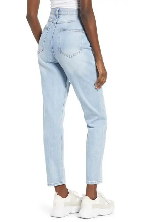 Endless Rose Ripped High-waist Ankle Jeans