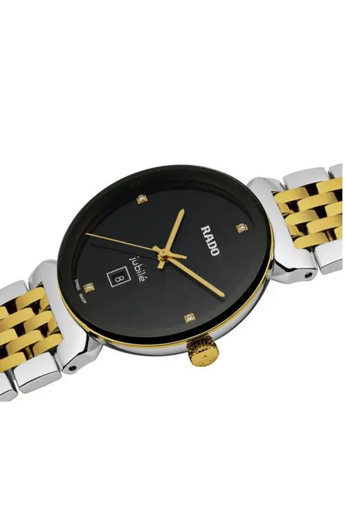 RADO Florence Diamond Bracelet Watch - Silver/gold