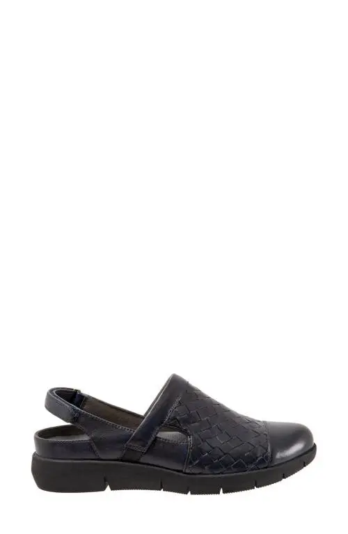 Softwalk Salina Ii Woven Clog - Navy