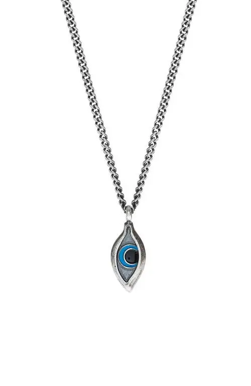 DEGS & SAL Evil Eye Pendant Necklace - Turquoise
