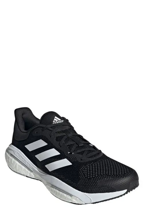 Adidas Solar Glide 5 Running Shoe - Black/white/grey