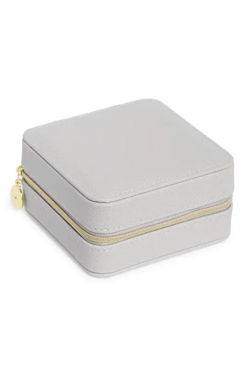 Nordstrom Square Zip Jewelry Box - Dove Grey