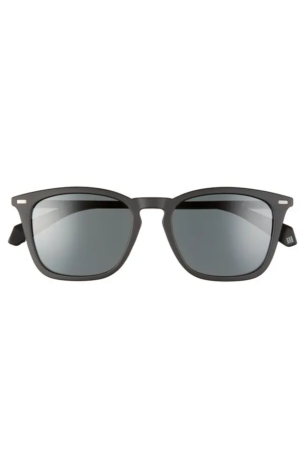 POLAROID 52mm Polarized Sunglasses - Mtt Black/ Grey Polarized