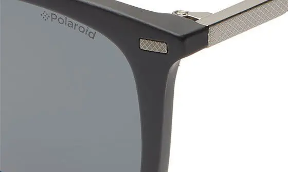POLAROID 52mm Polarized Sunglasses - Mtt Black/ Grey Polarized