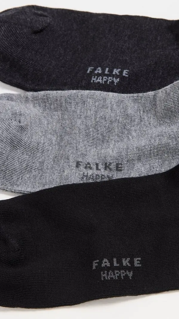 Falke Happy Crew Socks 3-pack