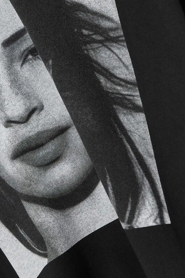 Sacai Sade Printed Cotton-jersey T-shirt