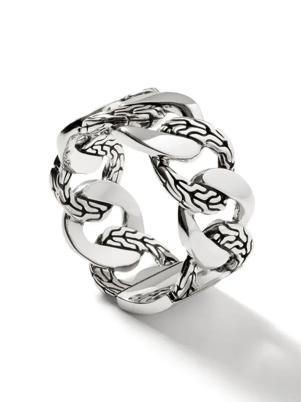 John Hardy Curb Link 11mm Band Ring
