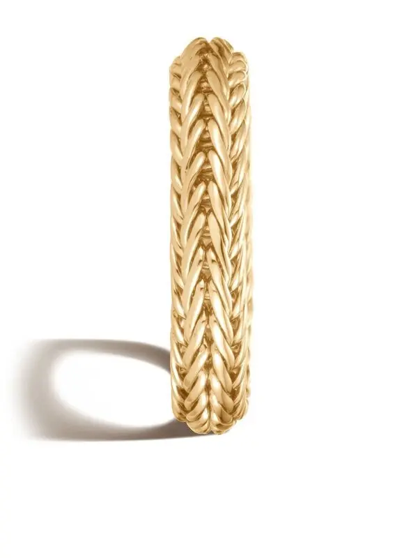 John Hardy 14kt Yellow Kami Chain Ring