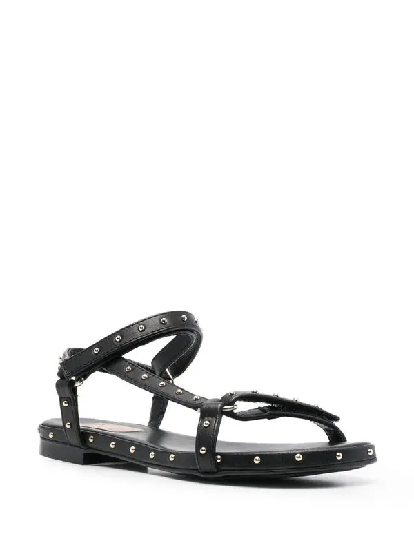 Agl Stud-detailing Open-toe Sandals - Black