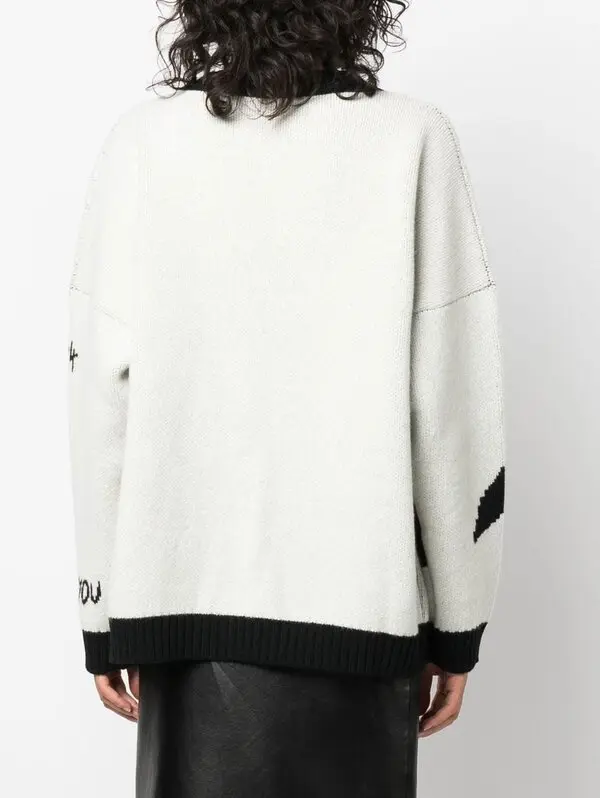 Philosophy Di Lorenzo Serafini Logo-knit Virgin Wool Jumper