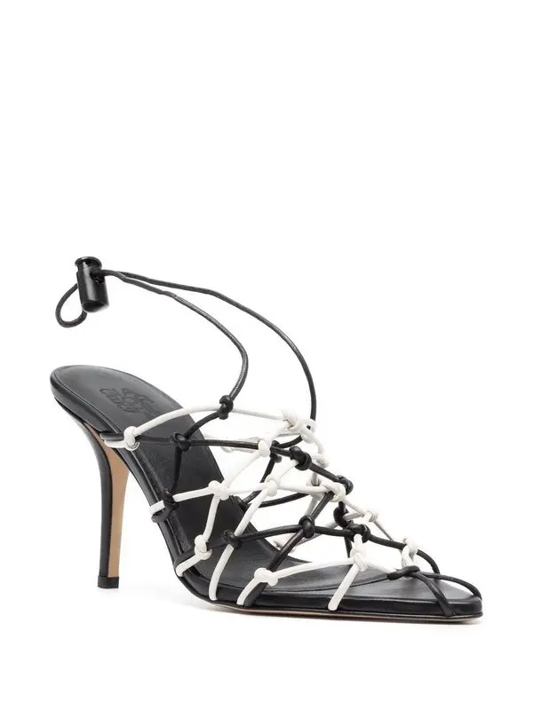 GIABORGHINI Strappy Pointed 100mm Pumps