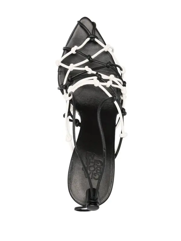 GIABORGHINI Strappy Pointed 100mm Pumps