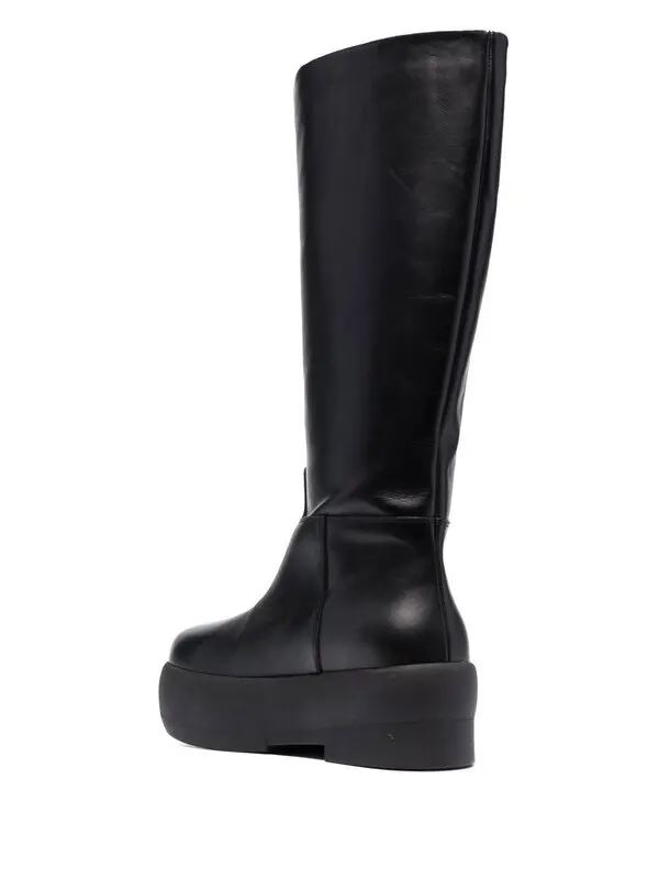 GIABORGHINI Knee-length Platform Boots - Black