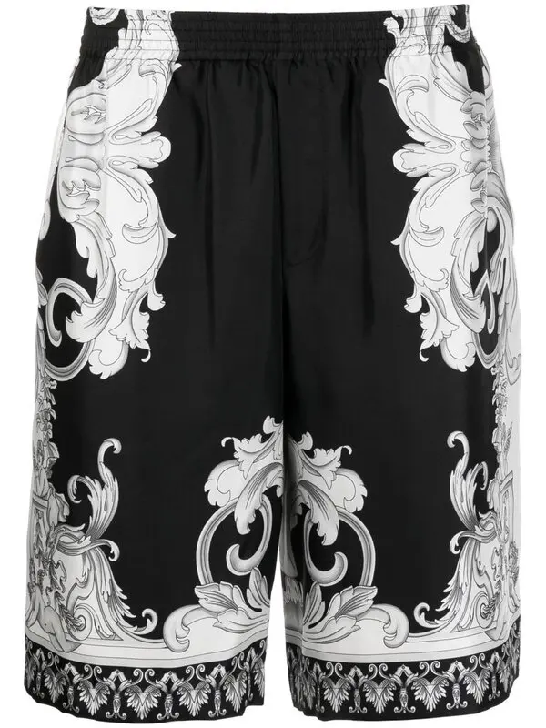 Versace Barocco-print Bermuda Shorts
