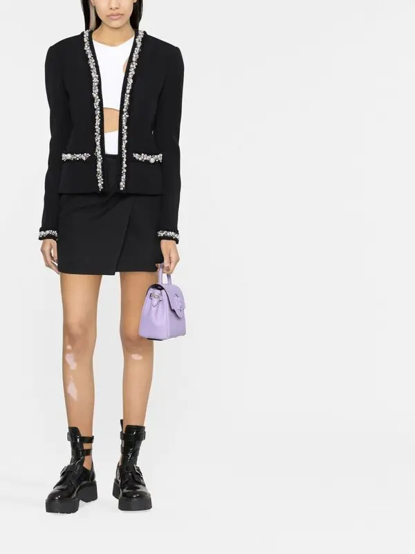 Balmain Pearl-trim Oversized Jacket