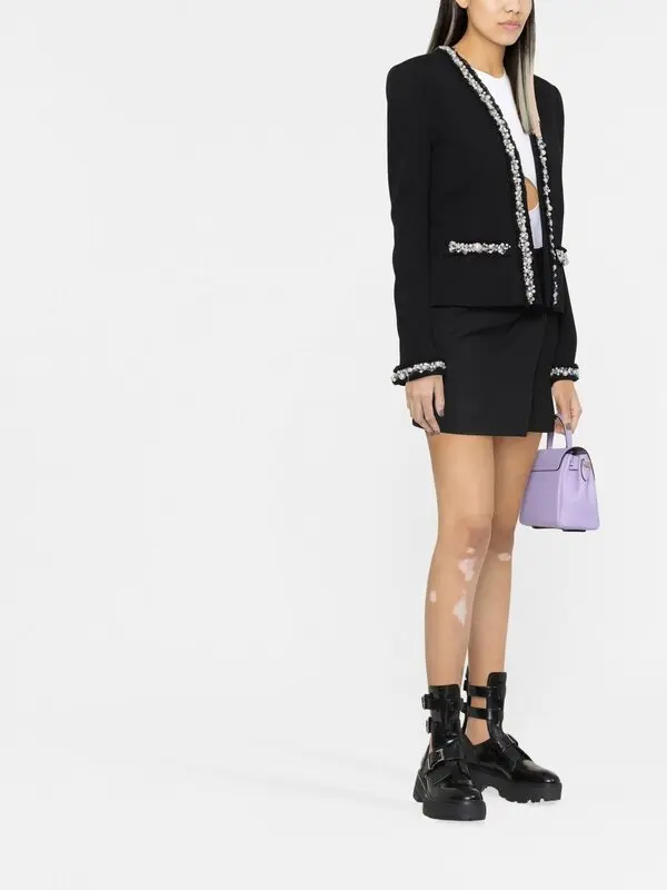 Balmain Pearl-trim Oversized Jacket