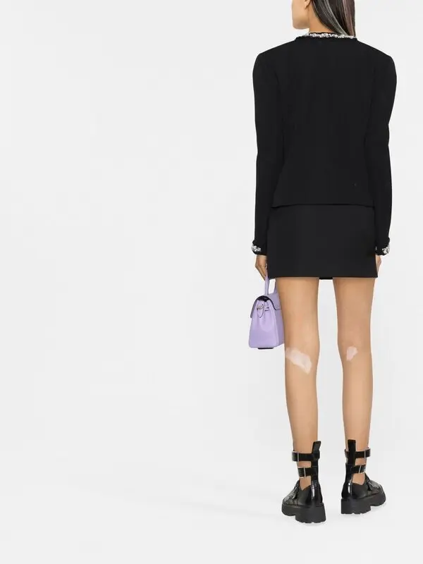 Balmain Pearl-trim Oversized Jacket