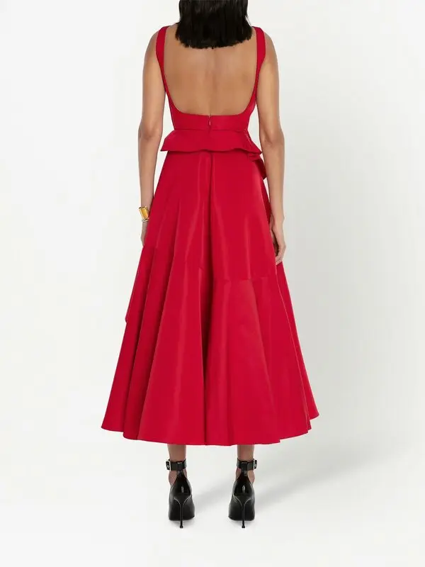 Alexander McQueen Hook-embellished Drape Dress