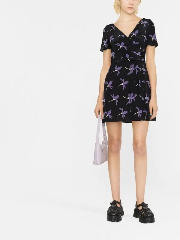 Valentino Garavani Floral-print Pleated Dress
