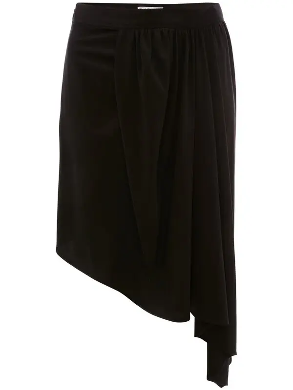 JW Anderson Asymmetric Gathered Midi Skirt