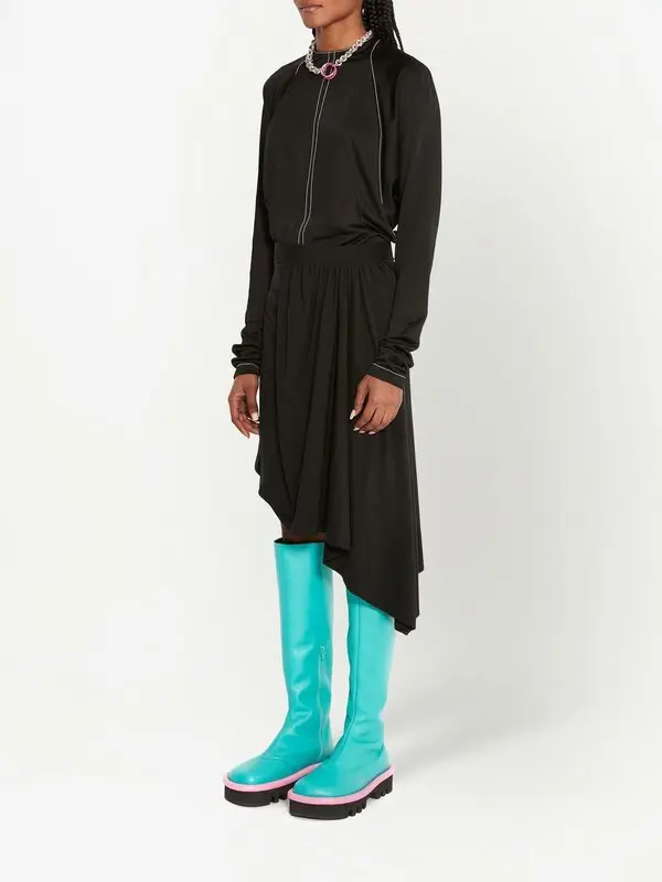 JW Anderson Asymmetric Gathered Midi Skirt