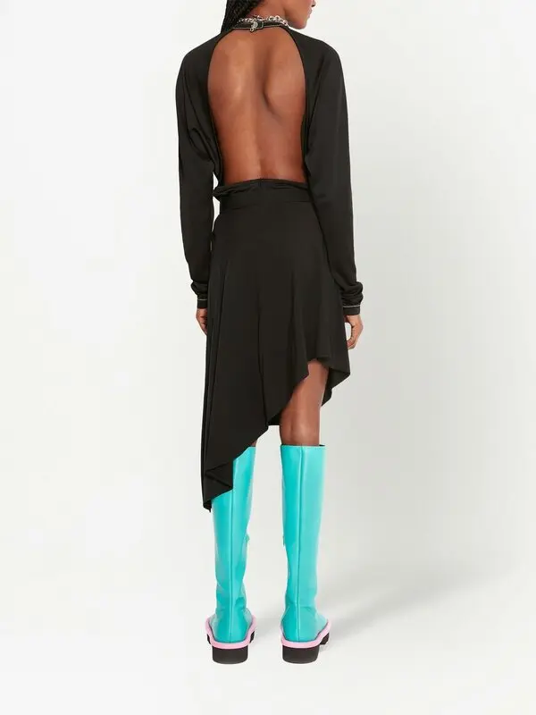 JW Anderson Asymmetric Gathered Midi Skirt