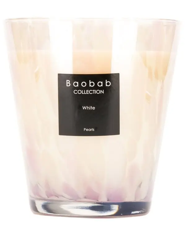 BAOBAB COLLECTION Pearls Scented Candle - White