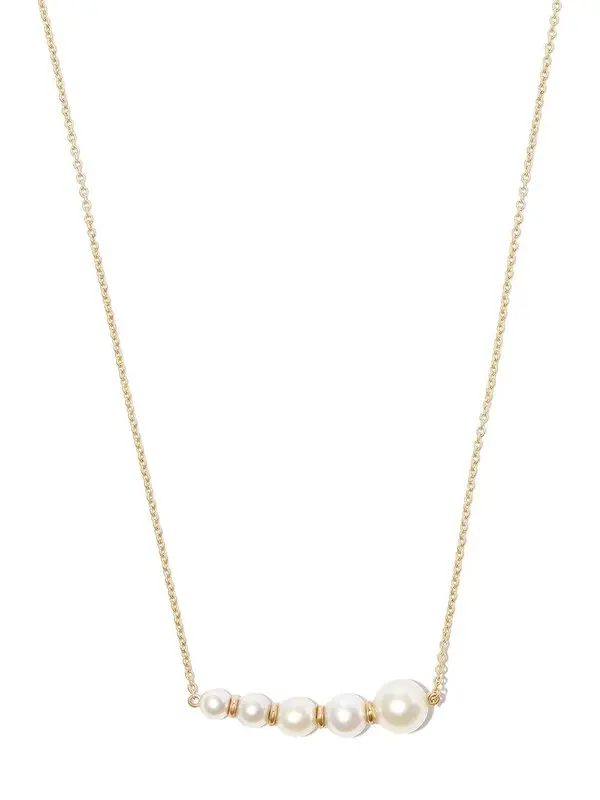 Sophie Bille Brahe 14kt Yellow Lune Grand Pearl Necklace - Gold