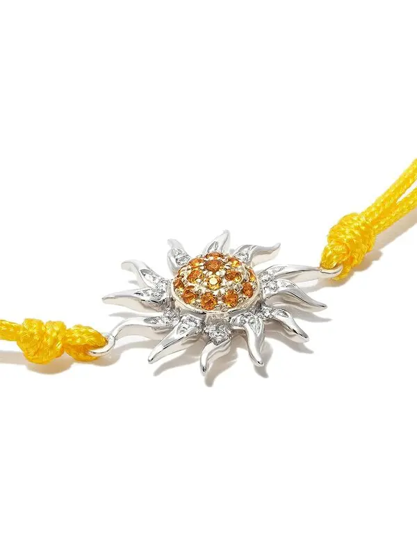 Yvonne Léon 9kt Yellow Daisy Citrine Necklace
