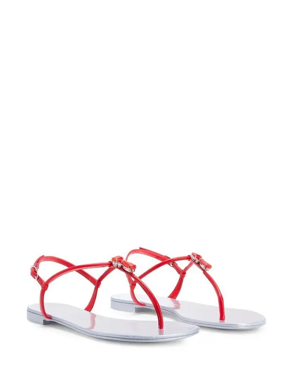 GIUSEPPE ZANOTTI Sybella T-bar Sandals - Pink