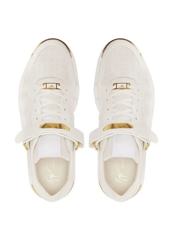 GIUSEPPE ZANOTTI Talon Low-top Sneakers - White