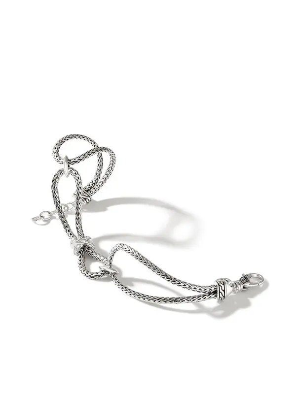 John Hardy Classic Chain Link Diamond Pavé Bracelet