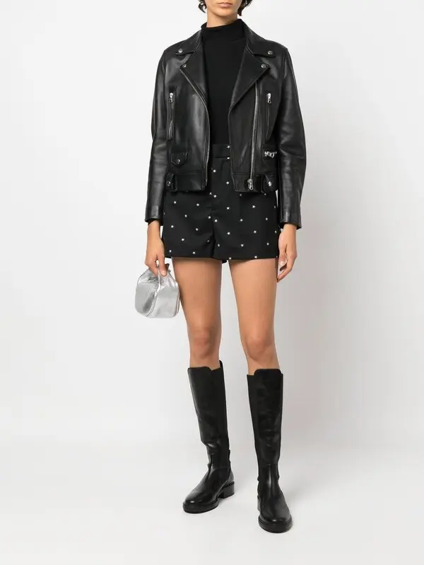 Red Valentino Star-print Thigh-length Shorts