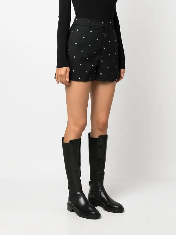 Red Valentino Star-print Thigh-length Shorts