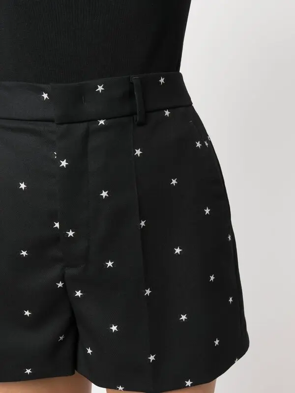 Red Valentino Star-print Thigh-length Shorts