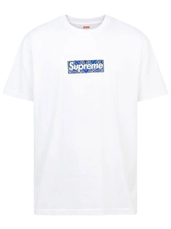 Supreme Bandana Box-logo T-shirt - White