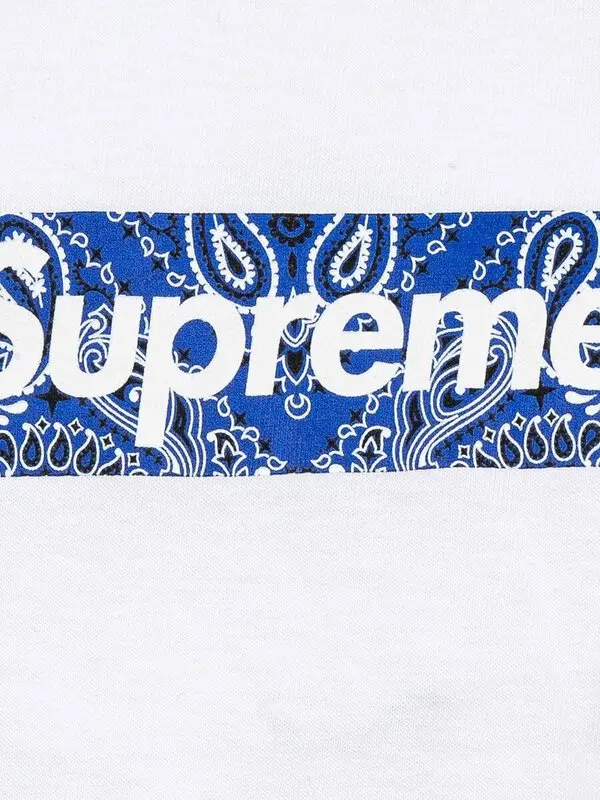 Supreme Bandana Box-logo T-shirt - White