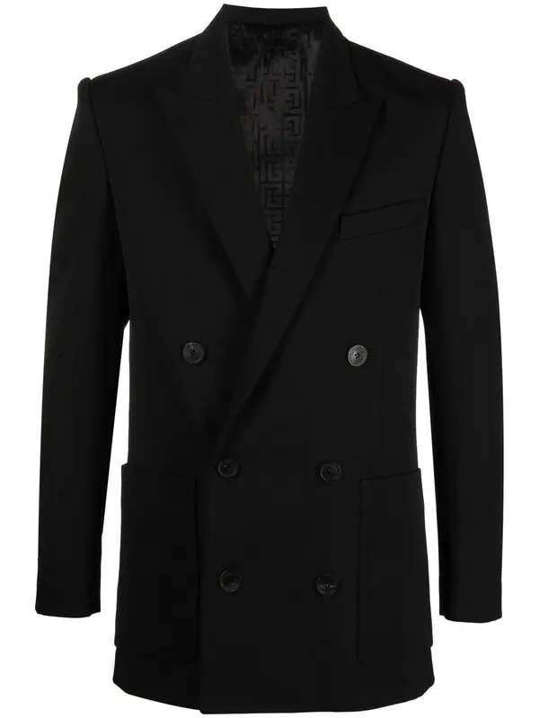 Balmain Double-breasted Wool Blazer