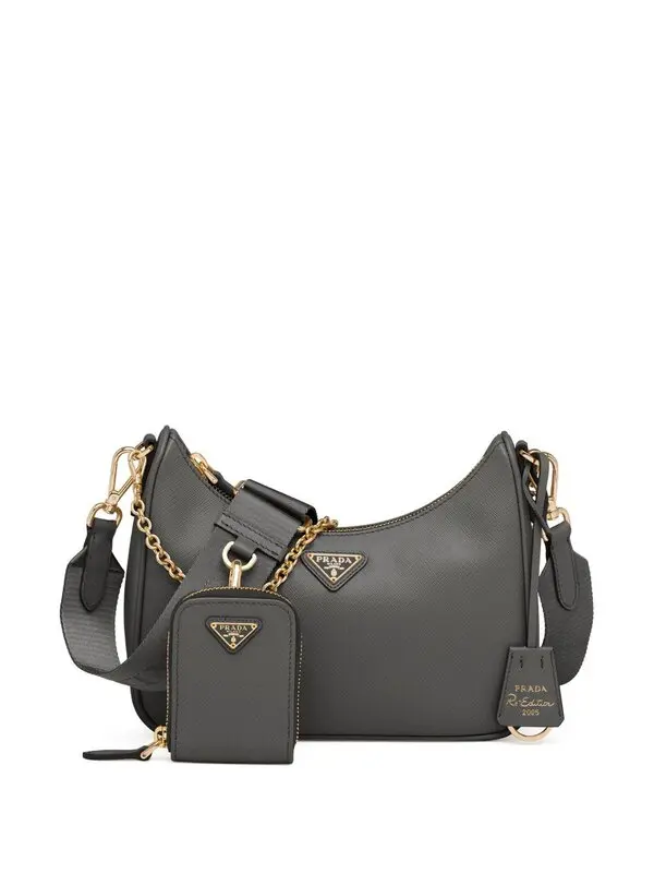 Prada Re-edition 2005 Shoulder Bag - Grey