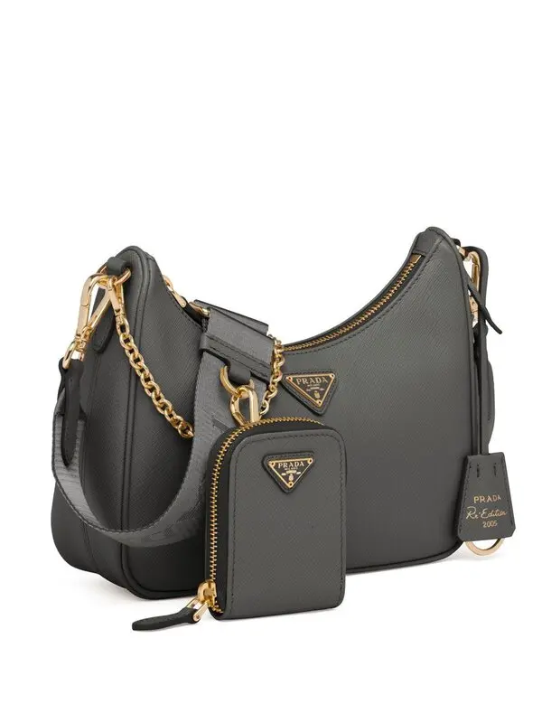 Prada Re-edition 2005 Shoulder Bag - Grey